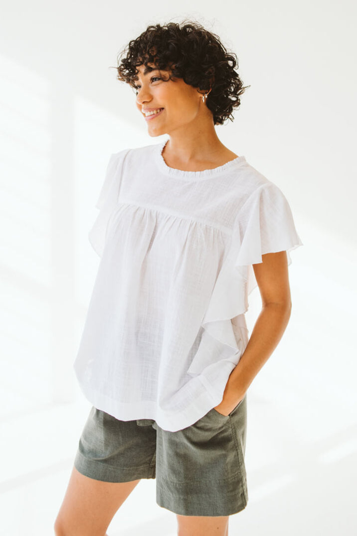 Issa Cotton Shirt White – Trinity Design Co.